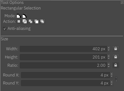 Rectangular Selection Tool Krita Manual 5 0 0 Dokumentation